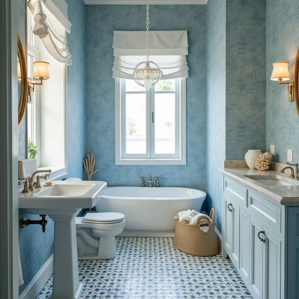 NID - 40+ Bathroom Wallpaper Ideas: Stylish Designs To Transform Your Space