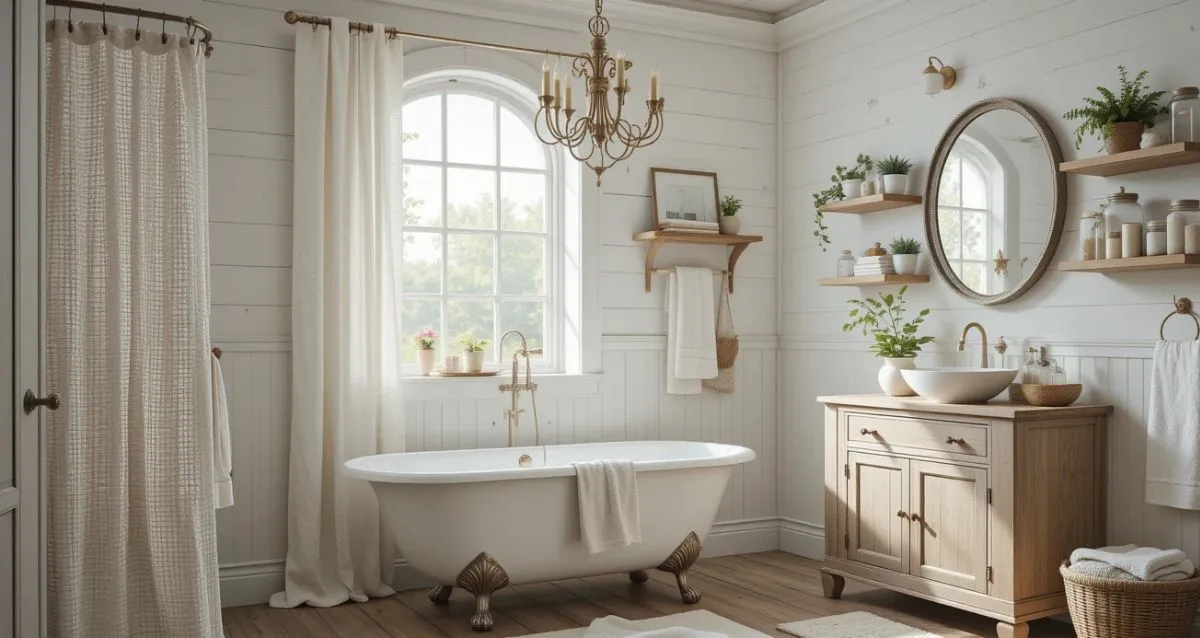 NID - 25 Stunning Cottage Bathroom Design Ideas For A Cozy, Timeless ...